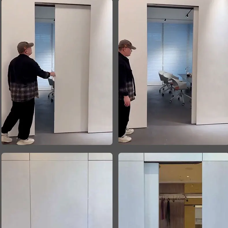 Invisible Rail Sliding Door System - Soruda Furniture Hinge