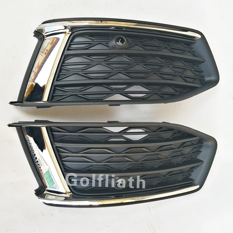 Front Bumper Lower Fog Light Grille Trim for Audi A6 C8 2019 - OEM 4KD ...
