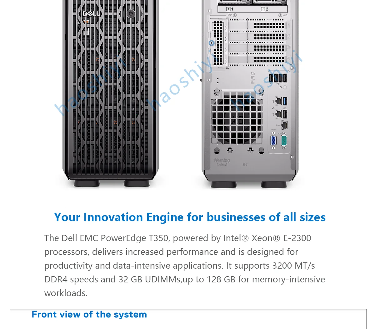 Best Sellerdell Poweredge T350/t150 Tower Serverserver - Buy T150 ...