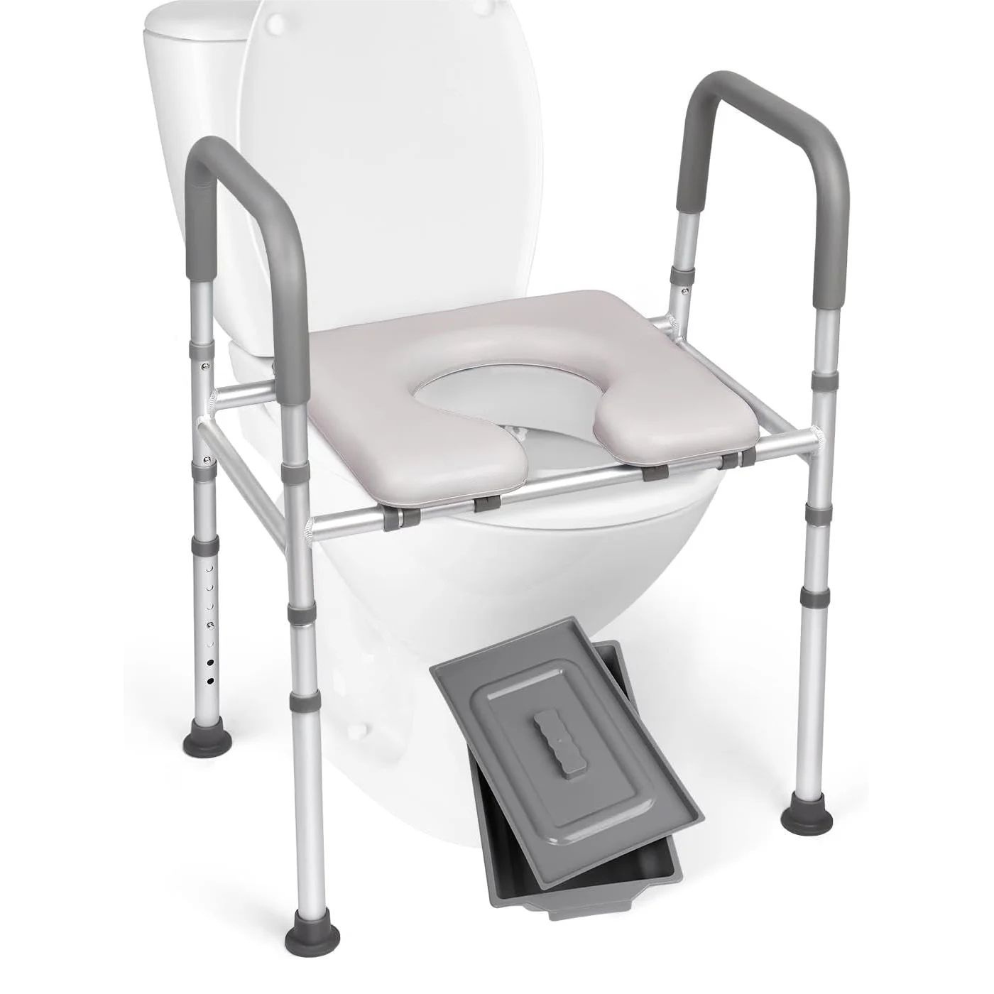 Mason Rsied Toilet Seat With Handles ,Adjustable Height and Width ...
