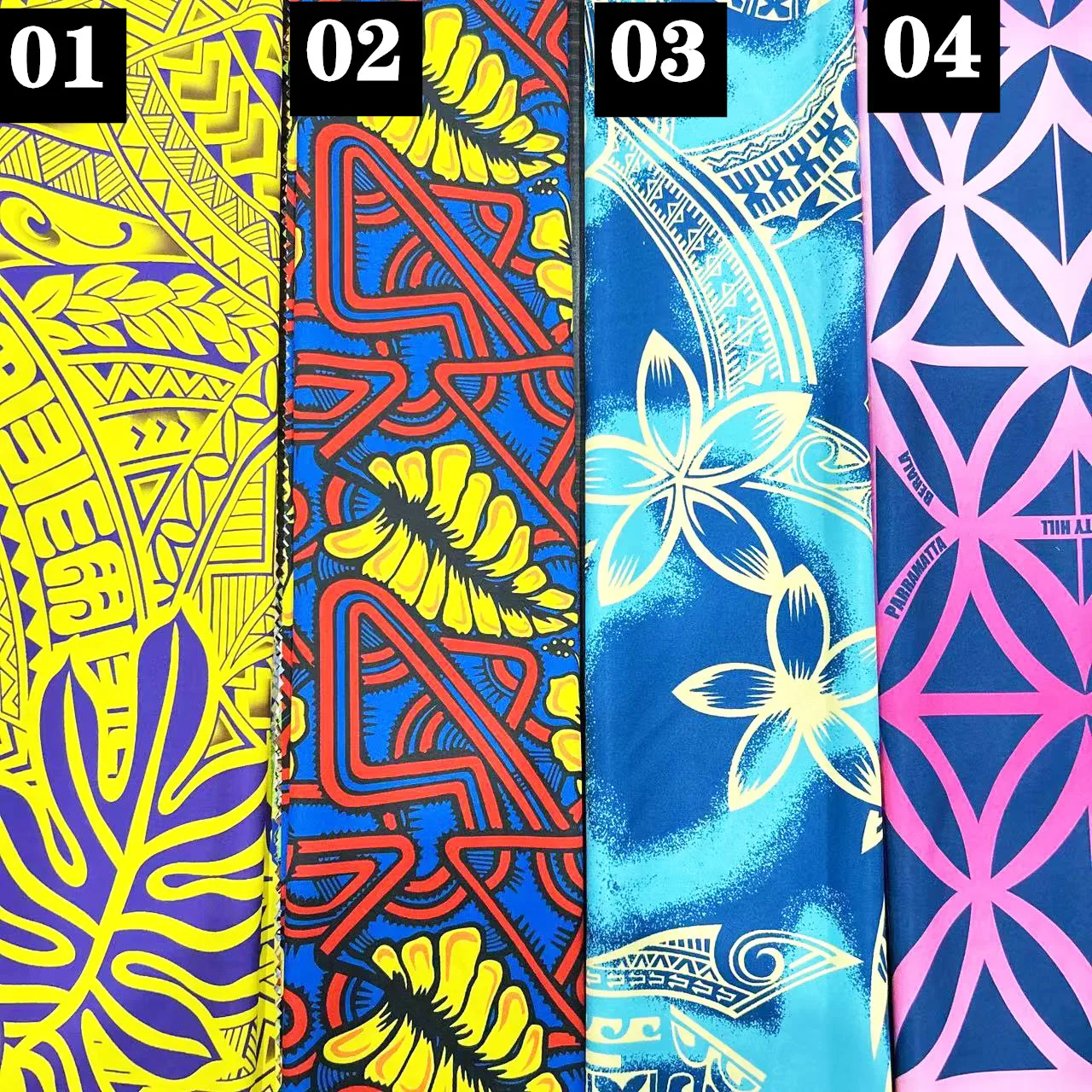 Hawaii Style Top Sell Custom Digital Polynesian Samoan Isand Fabric ...