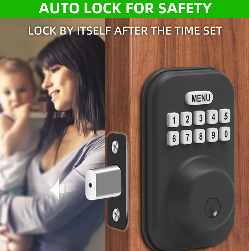 BBDHOME Smart Deadbolt Lock - Secure Your Home Efficiently