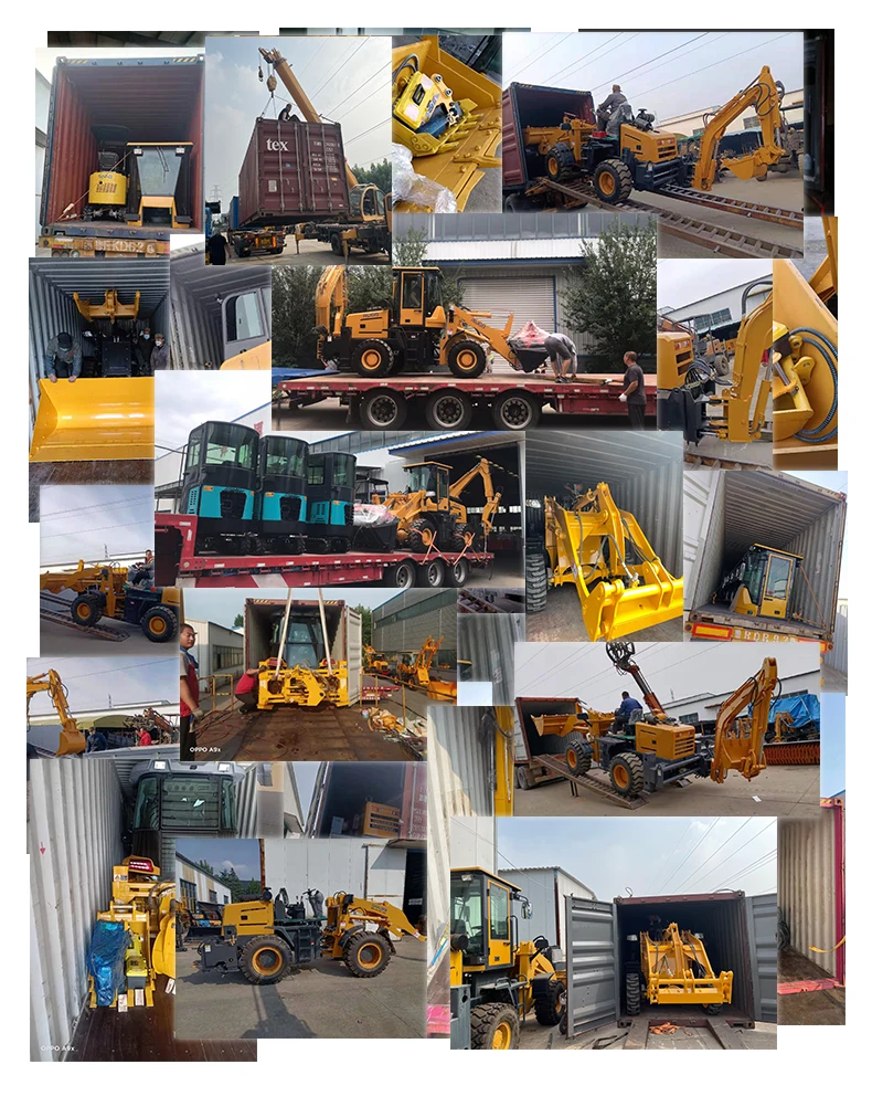 High Quality Heavy Duty Diesel Backhoe Diesel Ce Euro 5 Epa 4x4 ...