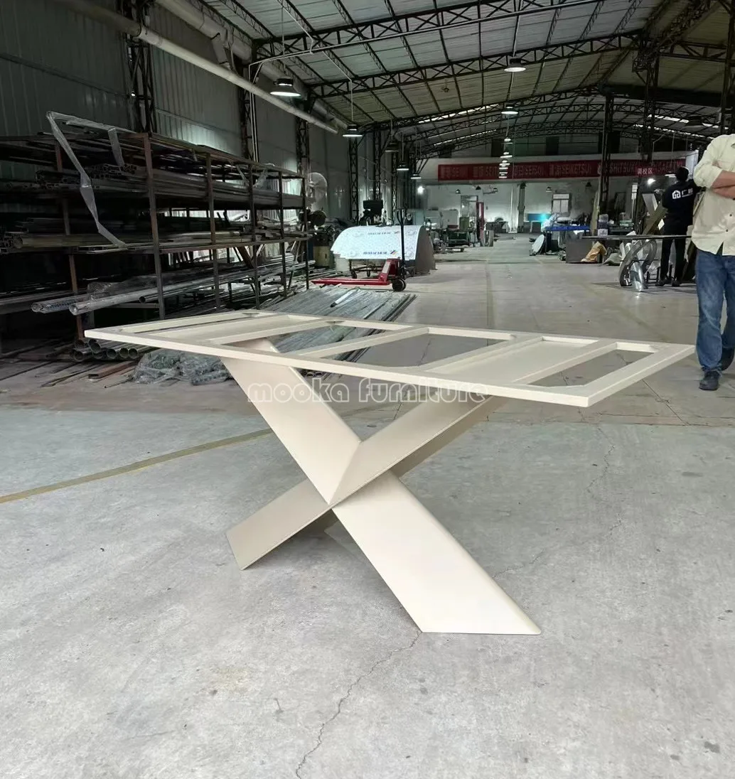 Luxury Metal Table Leg Furniture Leg Modern V Shape Table Base Steel ...