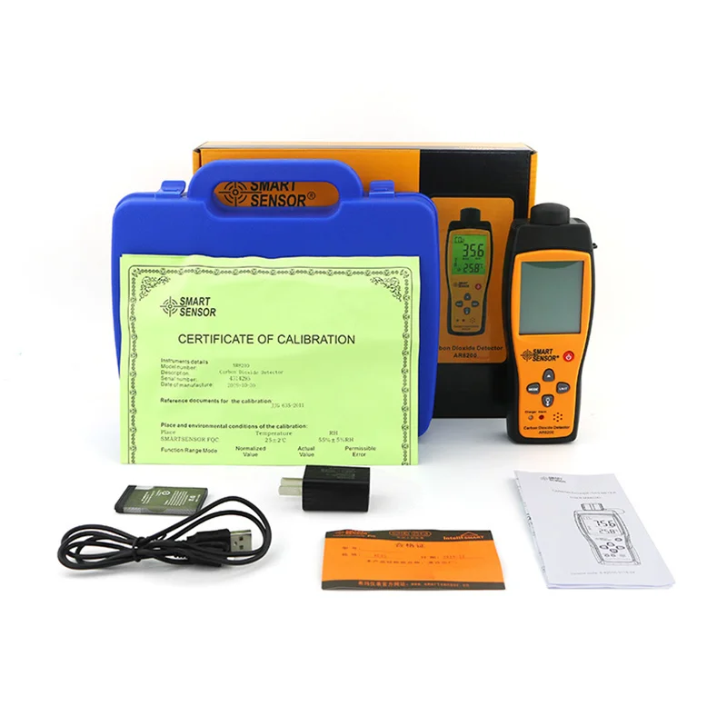 Ar8200 Greenhouse Effect Gas Detector Carbon Dioxide Monitor Tester ...