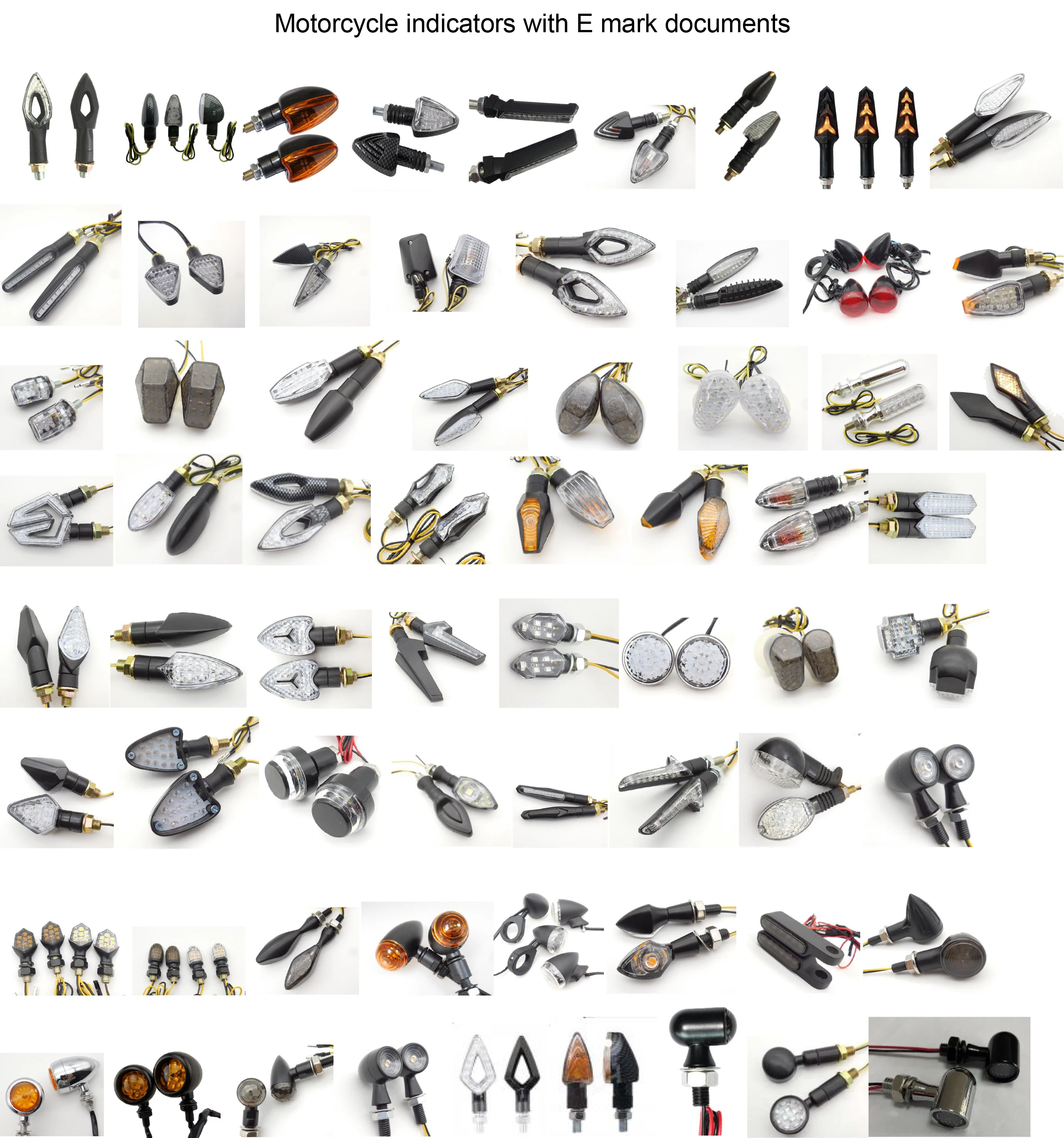 E24 Universal Motorcycle Turn Signal Light Motorcycle Indicator E Mark ...