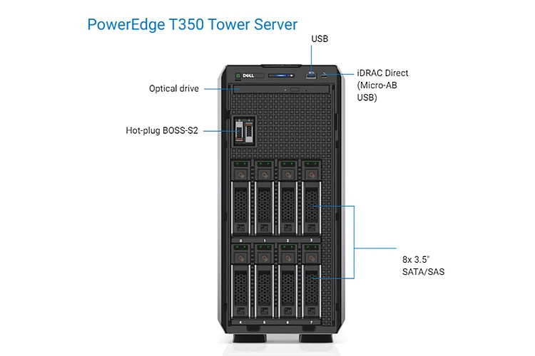 Factory Direct Dell Poweredge Tower T350 Server Dell T350 - Buy Dell ...