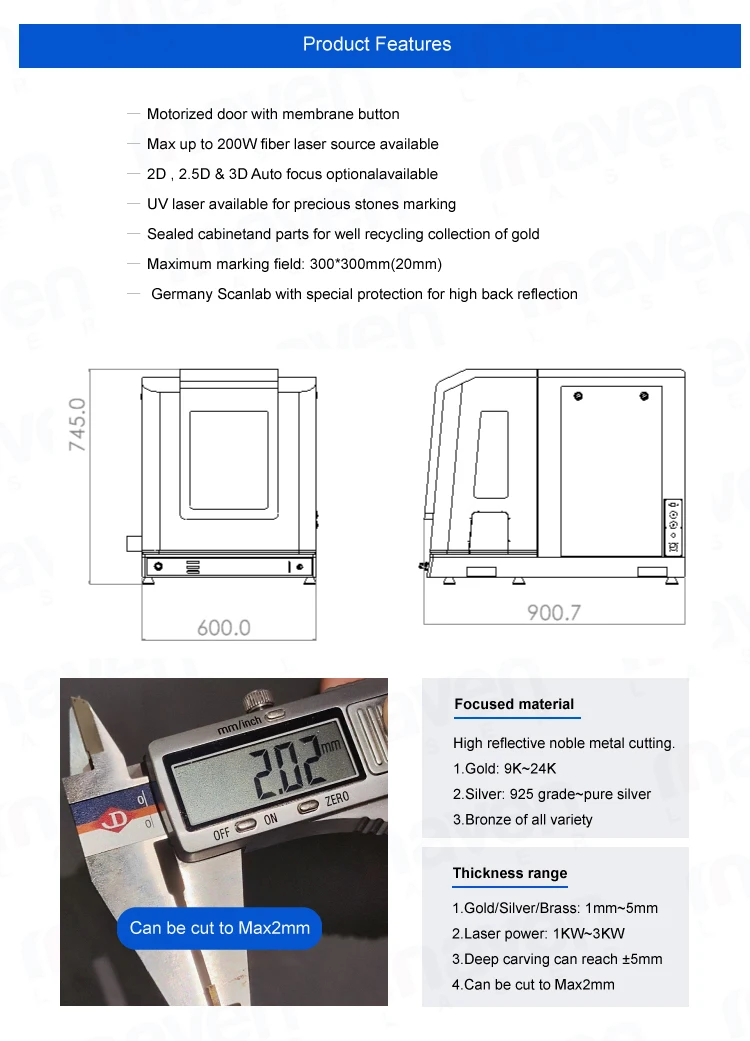200w 3d Scanlab Enclosed Benchtop Laser Cutting Machine - Buy 200w Co2 ...