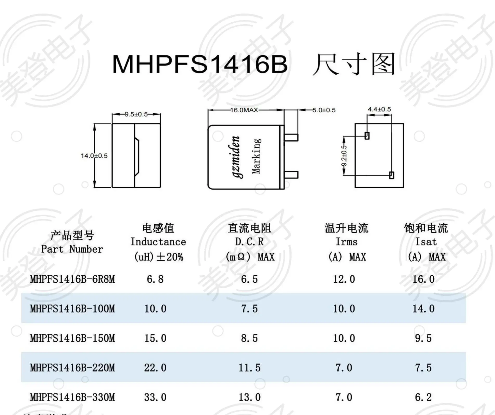 Square Flat Line Inductor Cooper Copper Foil Inductors Audio Shielded ...