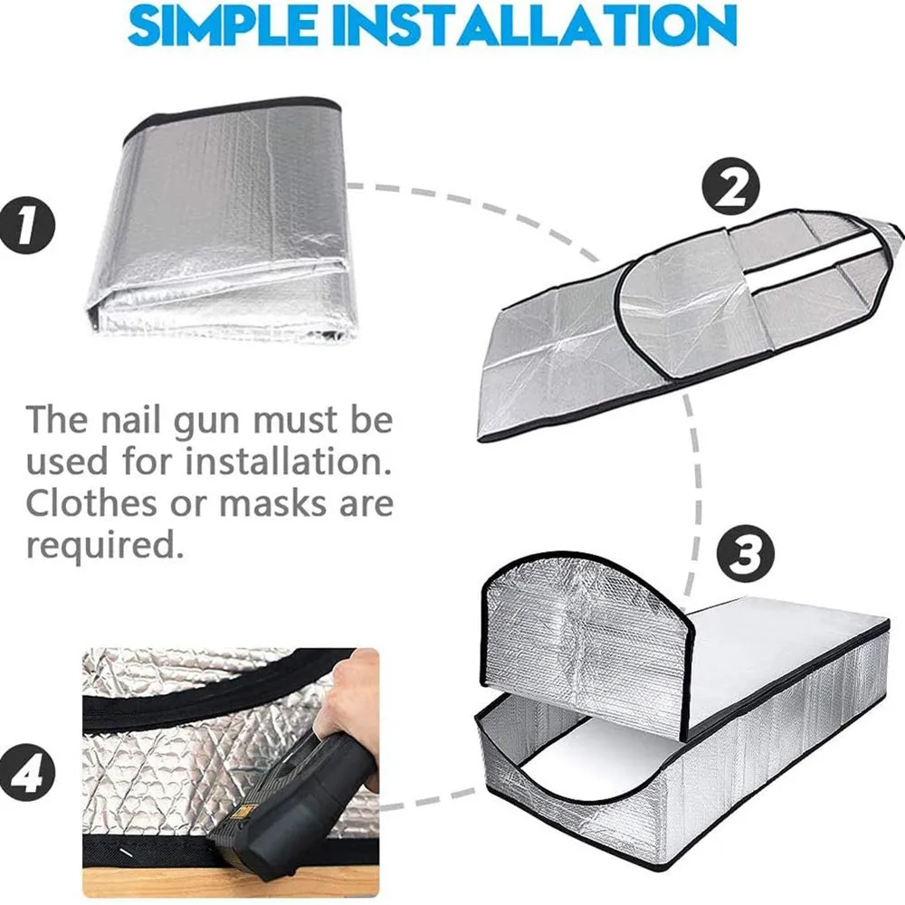 Aluminium Attic Access Hatch Insulation - Ladder Tent & Wall Llanket