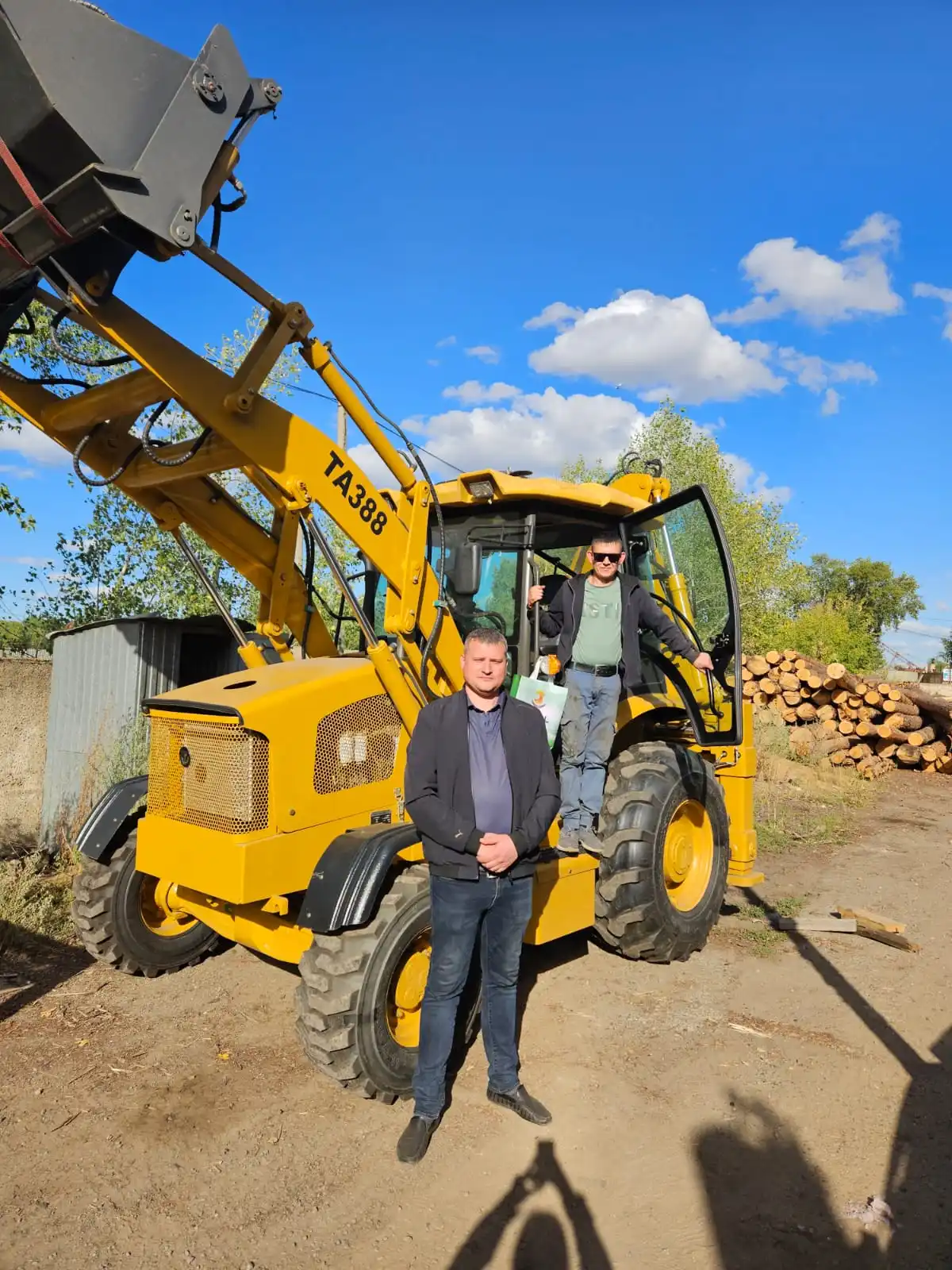 High Performance New Backhoe Loader Model 388 From Bachoe Wheel Loader ...