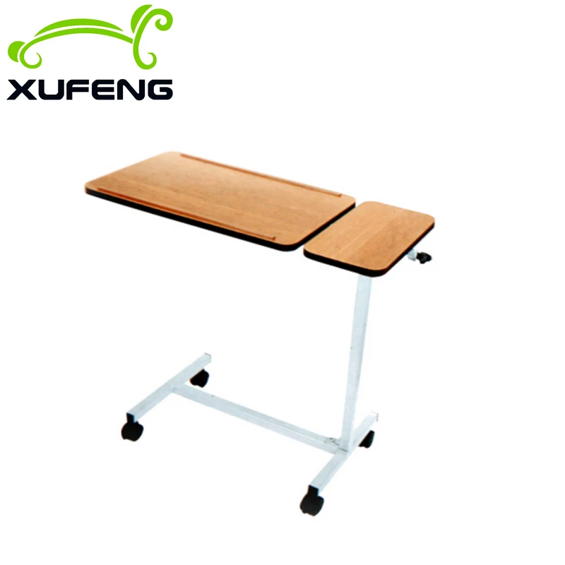Wooden Food Panel Foldable Hospital Adjustable Over Bed Table| Alibaba.com