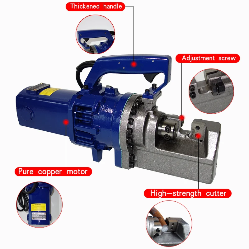 KAIRUIEN Hydraulic Electric Rebar Iron Cutter RC-25