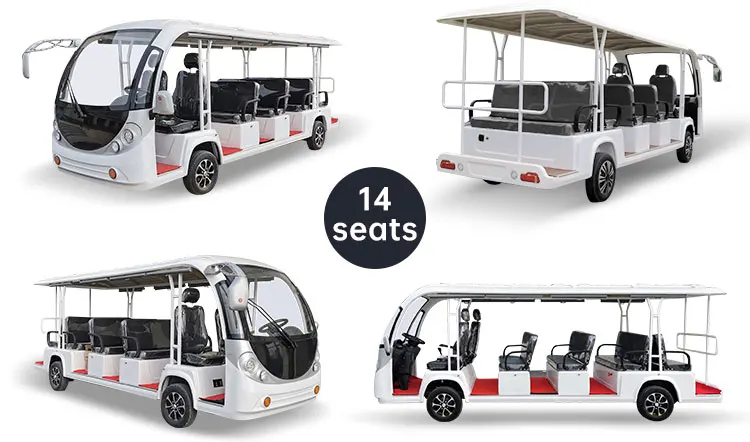 11 Seater Electric Shuttle Bus Sightseeing Bus With Ac - Buy ...