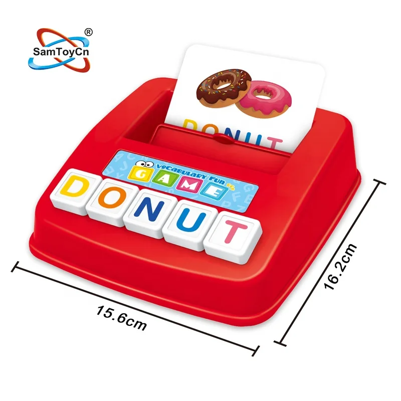 Samtoy Preschool Educational Puzzle Letter English Flashcard Alphabet ...