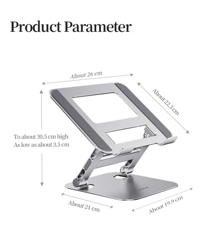 Suport ergonomic si rezistent pentru laptop si tableta, portabil ...