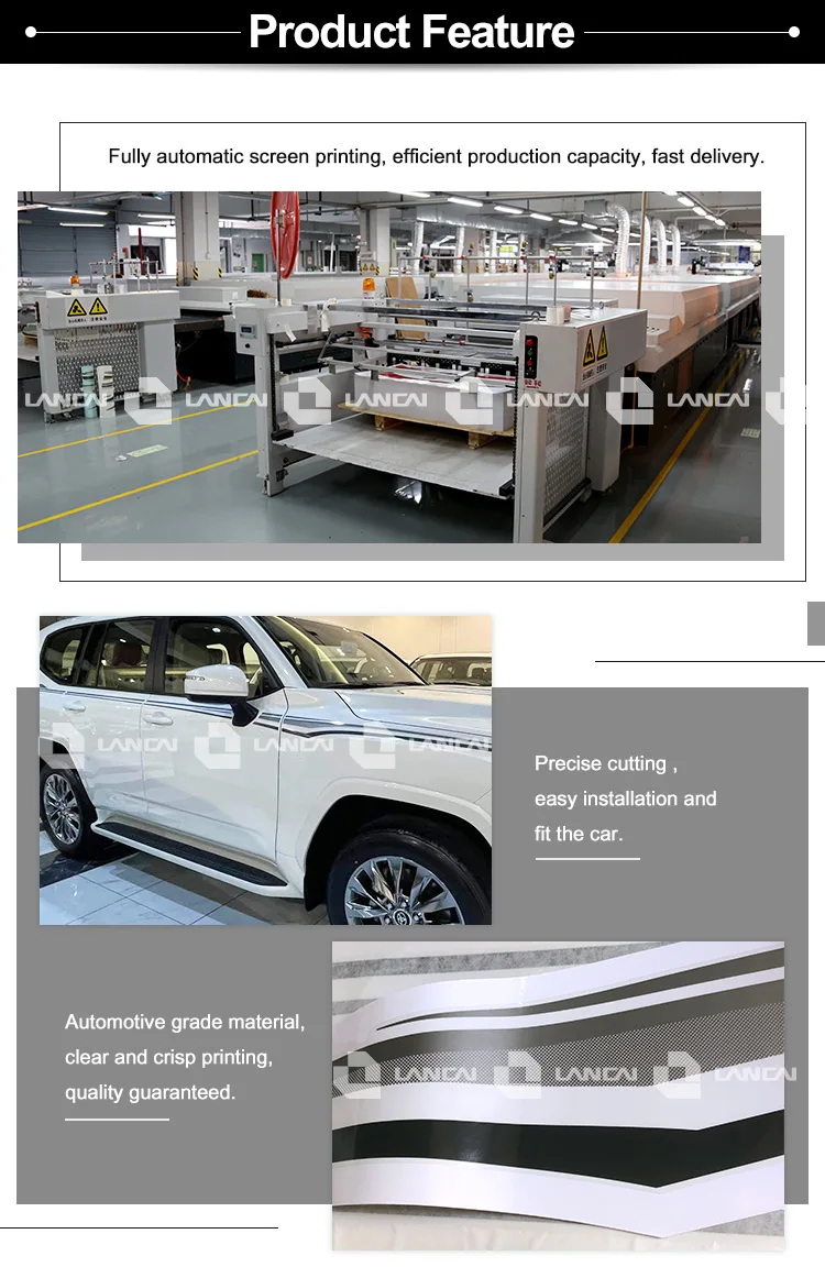 Car Sticker for Land Cruiser LC300 2022 - Durable Body Decal