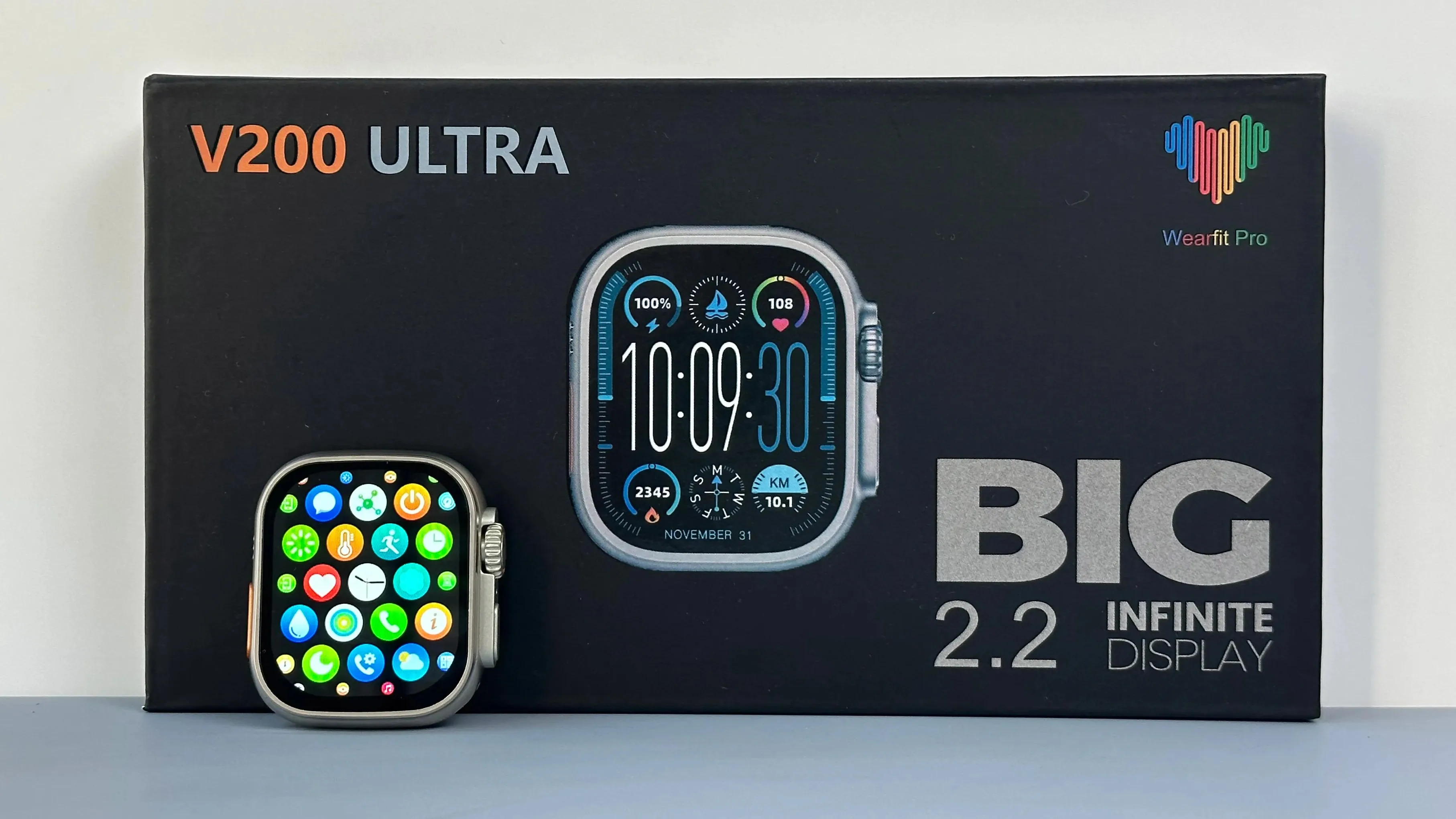 V200 Ultra Smart Watch 2024 Fitness Tracker S9 Ultra 2024 High Quality ...