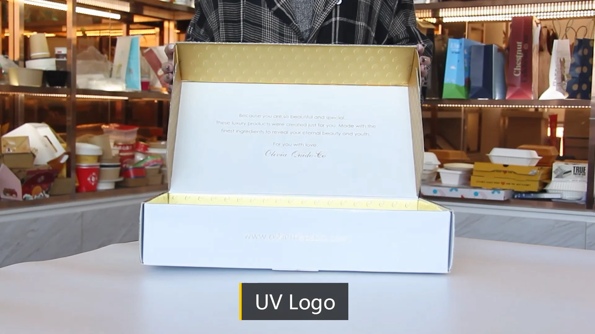 White Box For Clothes Clothing Packaging Mailer Mailing Shipping Tuck ...