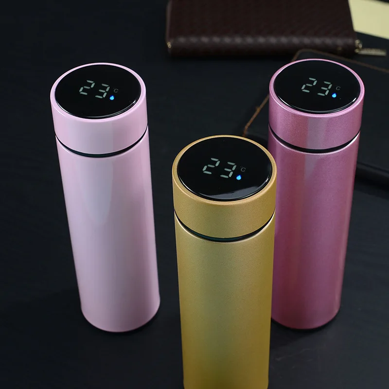 Y42 Smart Stainless Steel Water Bottle With Led Temperature Digital ...