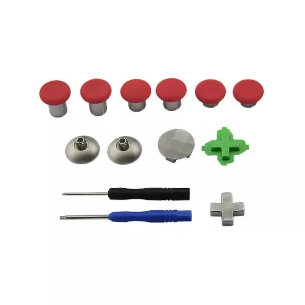 11pcs Metal Swap Thumbsticks Grips Stick And D-pad Button Set Switch ...