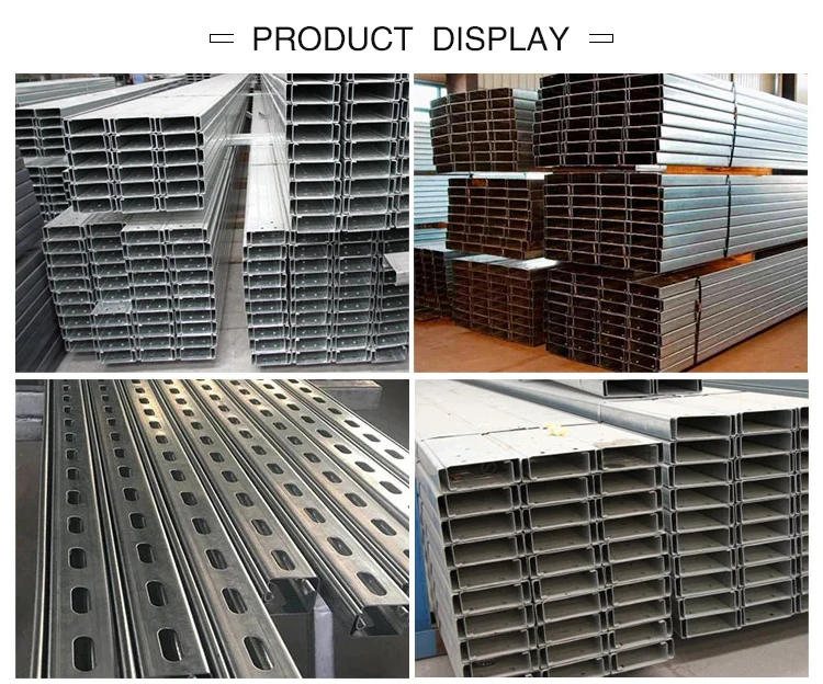 C-shaped Steel And C Type Channel Steel Purlin Light Weigh Galvanized ...
