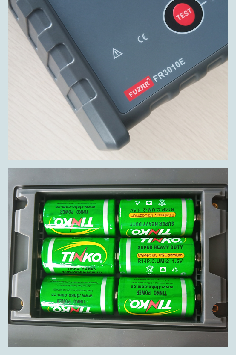 FUZRR FR3010 High Precision Two and Three Wire Grounding Resistance ...