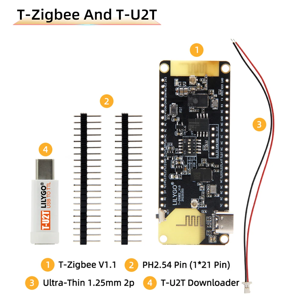 LILYGO TTGO T-Zigbee ESP32-C3 TLSR8258 Dual Mcus Module