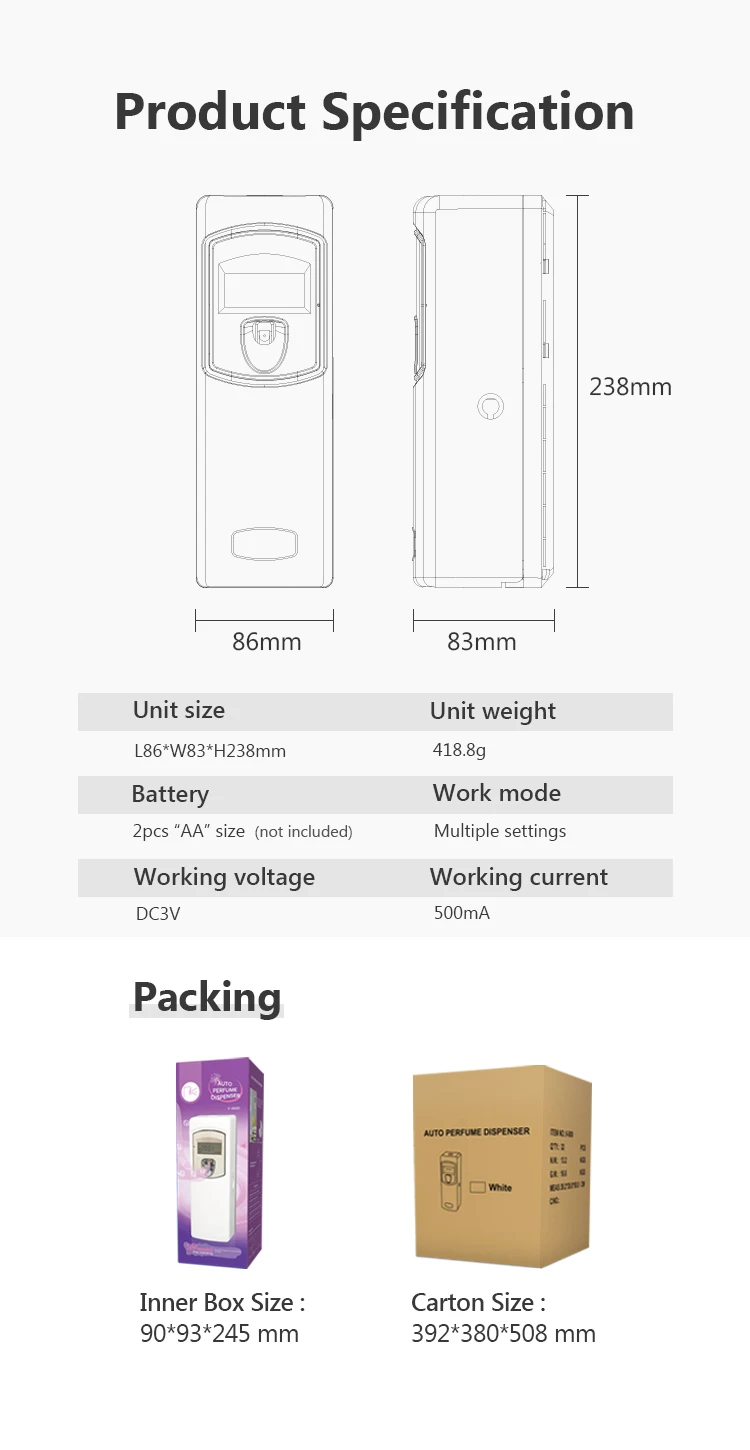 Svavo Perfume Dispenser Machine Distributeur De Parfun Dispensador De ...