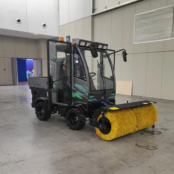340x140x208cm Four Wheel Driving Snow Sweeper All Gear Drive Tractor ...