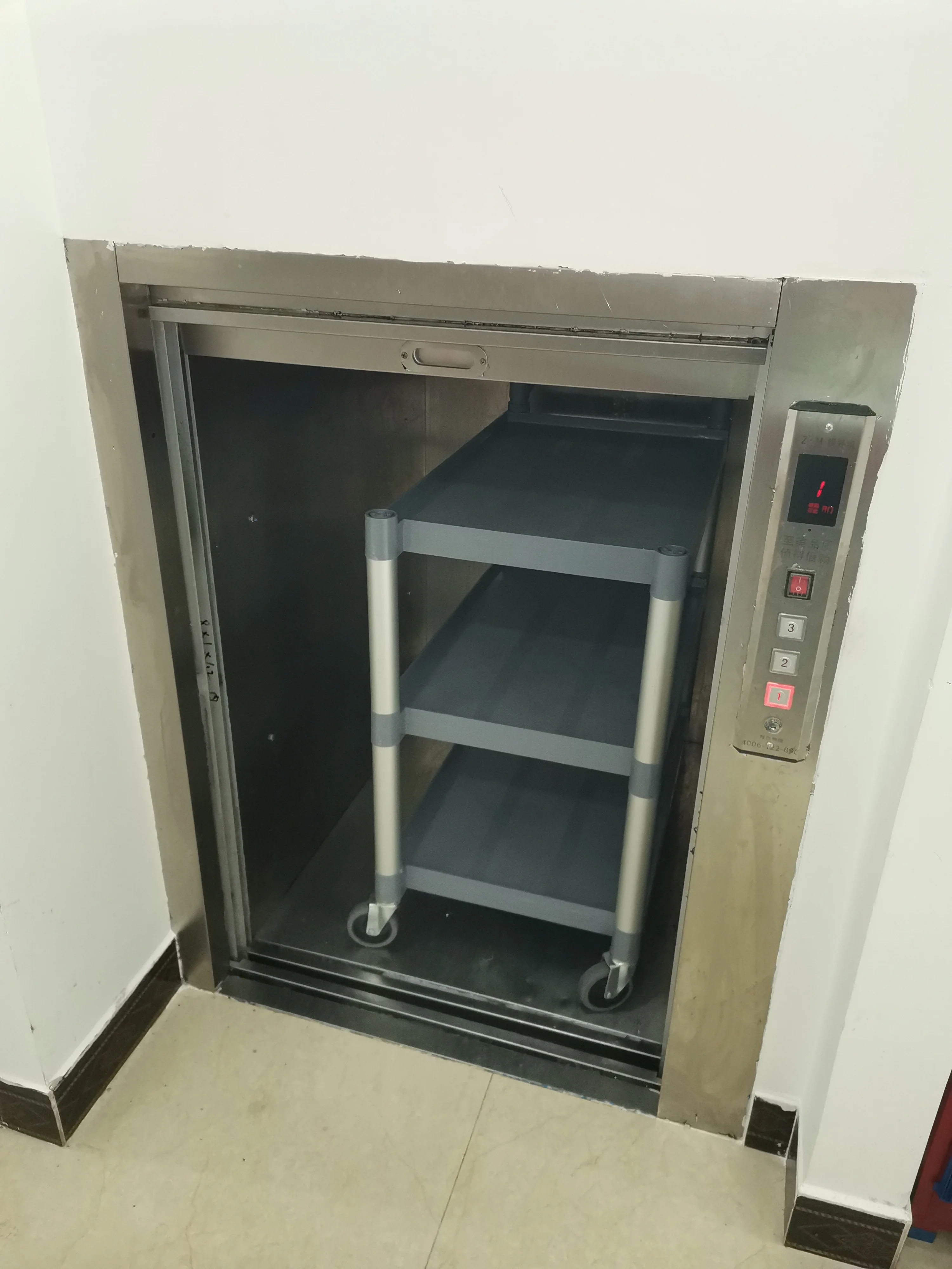 Stainless Steel Dumbwaiter Elevator for Restaurant Food Delivery