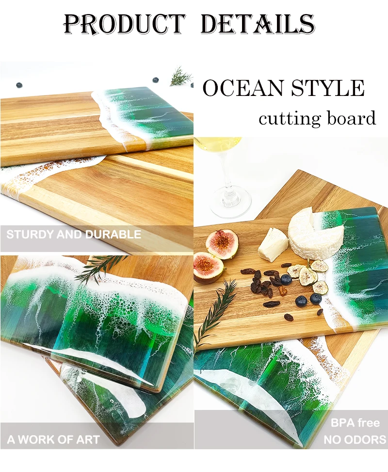 Custom Epoxy Resin Chopping Boards - Durable & Stylish