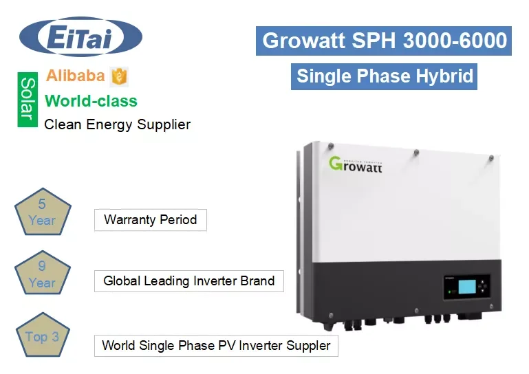 China Factory Sph6000 Hybrid Inverter Growatt 5W| Alibaba.com