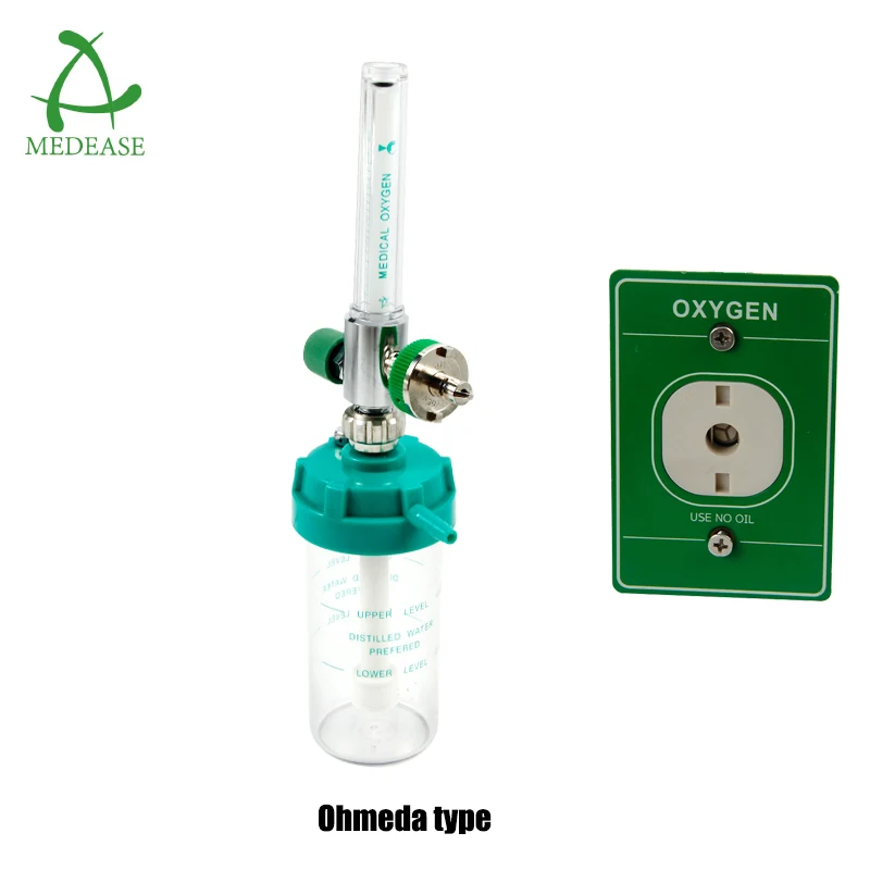 Medical Oxygen Flow Meter with Humidifier for Hospital Wards ...