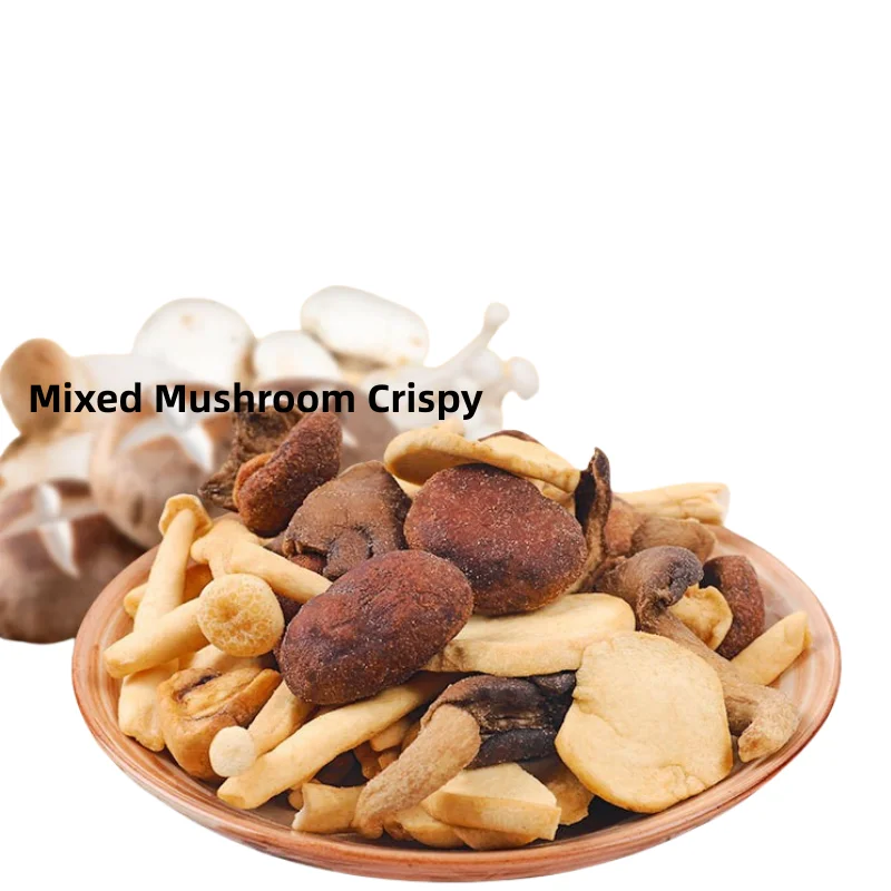 Dried Mushroom Chips Vacuum Fried Agaricus Bisporus King Oyster Mix ...