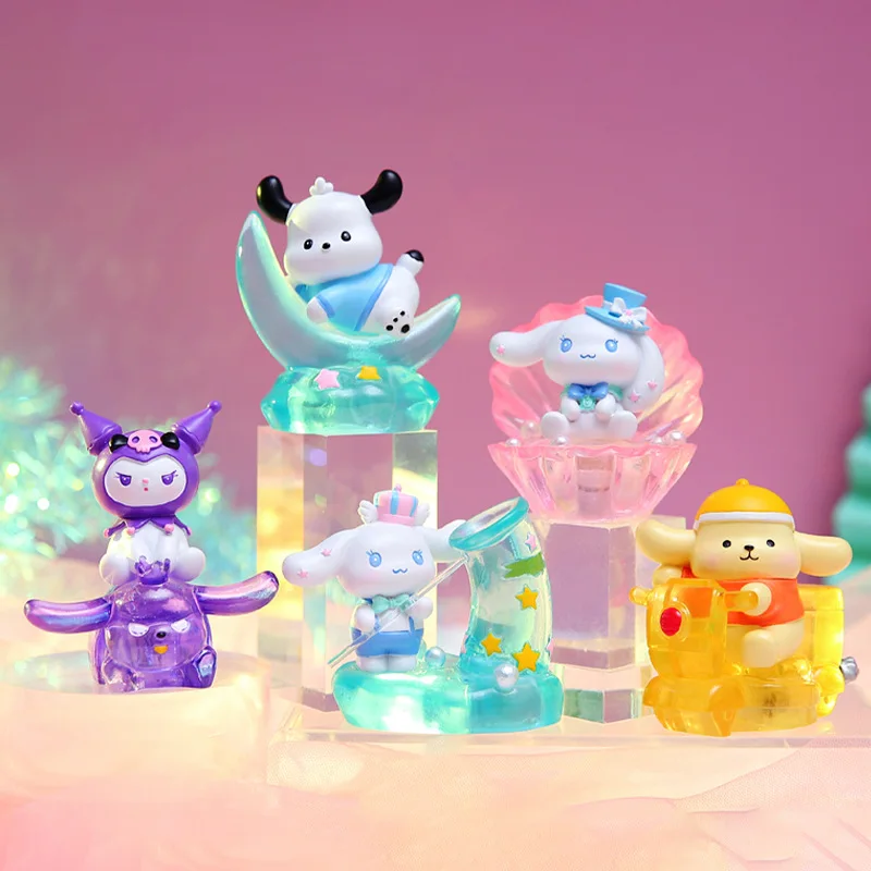 Sanrioes Anime Cartoon Series Blind Box Kawaii Hand-made Cute My Melody ...