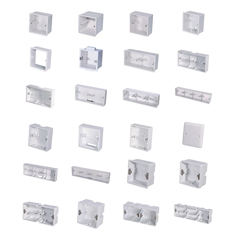 Outdoor Enclosure Waterproof 86 Type Plastic Wall Mounted Bottom Pvc ...