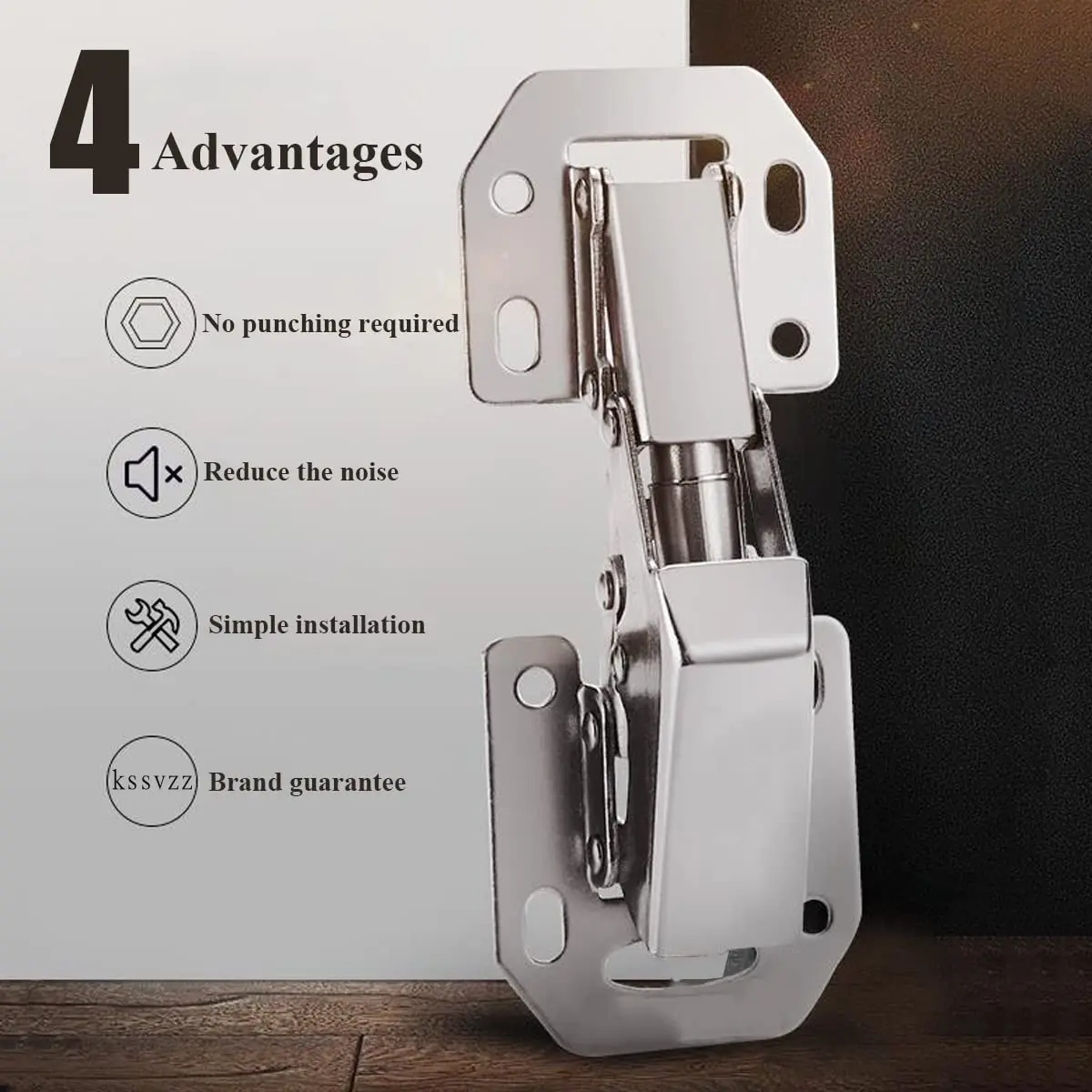 Factory Surface Mount Concealed Cabinet Hinges Spring Hidden Hinges For ...