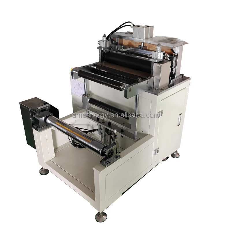 Lithium Battery Electrode Cutting Machine Cathode Anode Foil Roll To ...