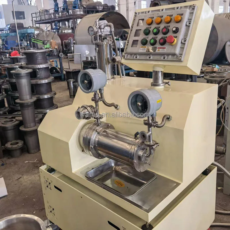 Laboratory Horizontal Bead Milling Machine For Battery Materials ...