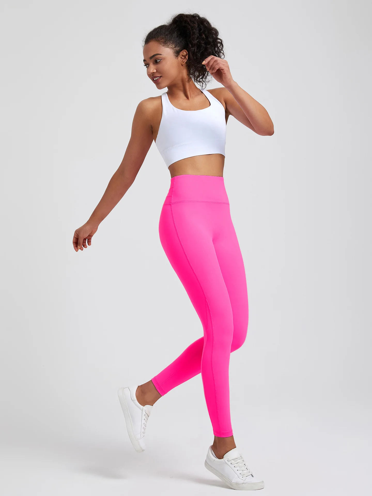 Women High Waist Gym V Hipline Leggings Butt Lift Workout Training ...