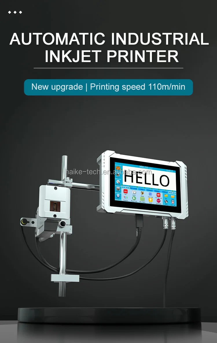 TIJ Inkjet Printer Belt Conveyor Table and Printer Stand