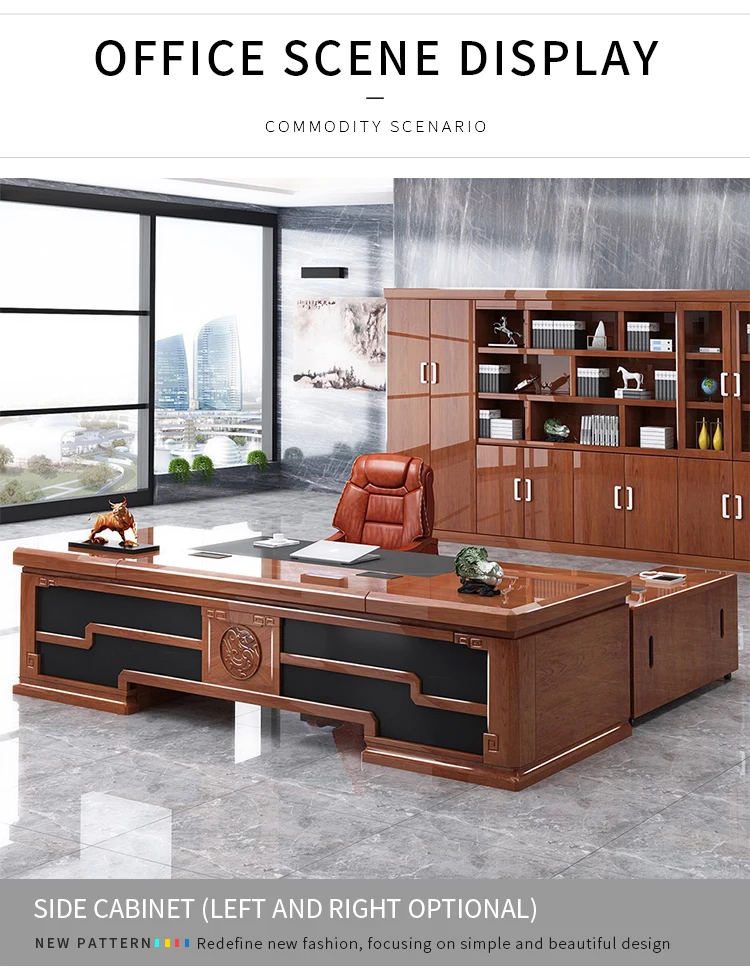 Lbz-28 Escritorio Office Furniture Boss Desk Manager Executive Office ...