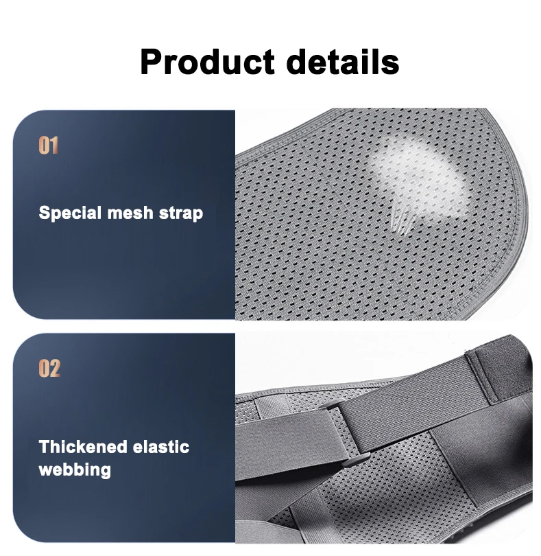 Logo Custom Waist Lumbar Brace Lower Back Pain Relief Long Sitting ...