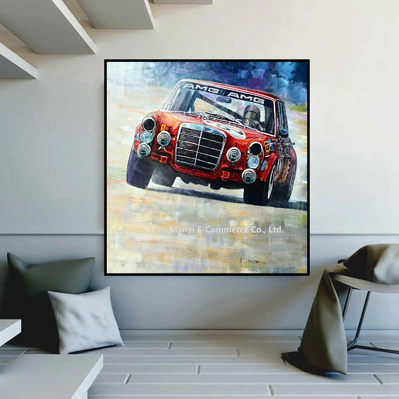 Colorful Graffiti Racing Car And Cool Kart Wall Art Posters And Prints ...