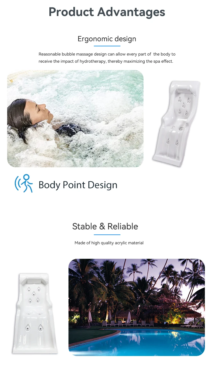 PIKES VTSPA-06B SPA & Swimming Pool Massage Bed & Chair| Alibaba.com