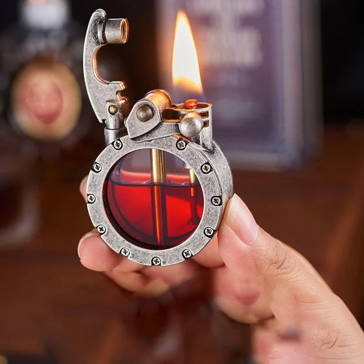 Alibaba.com: New Metal Rocker Arm Kerosene Lighter, Round Shape, Large ...
