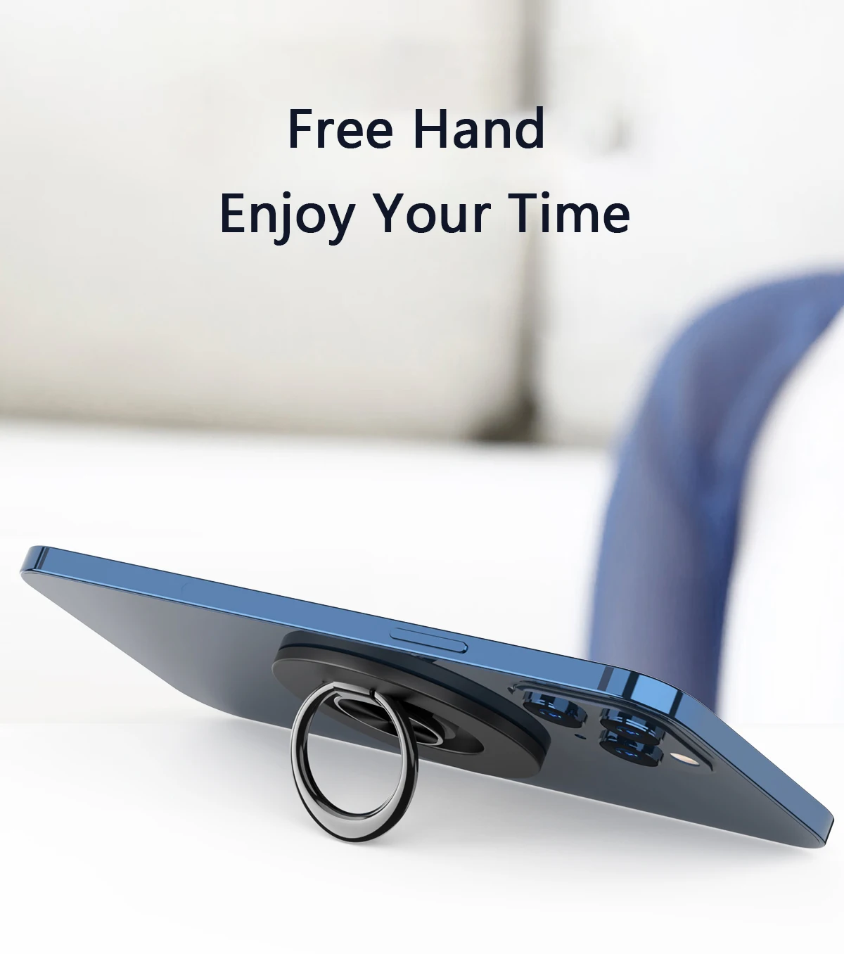 Classy Finger Metal Magnetic Cell Phone Ring Holder Stand N52 Magnet ...