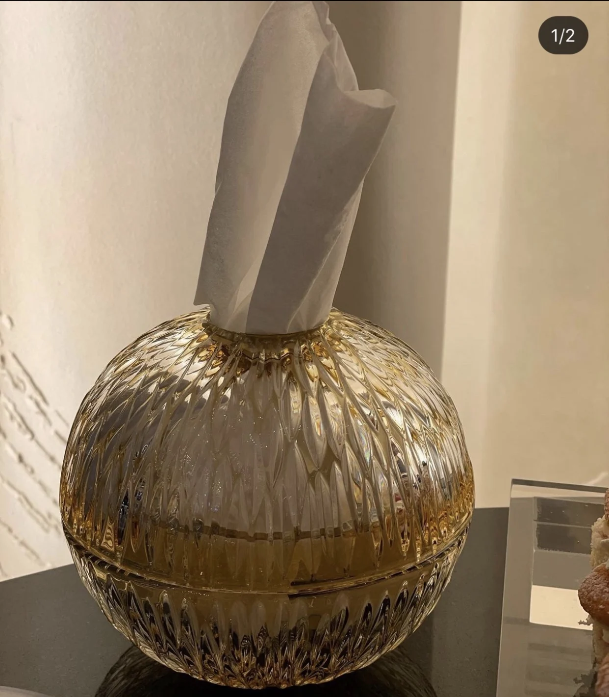 Luxury Modern Crystal Tissue Box For Home Decoration Decorative Glass ...