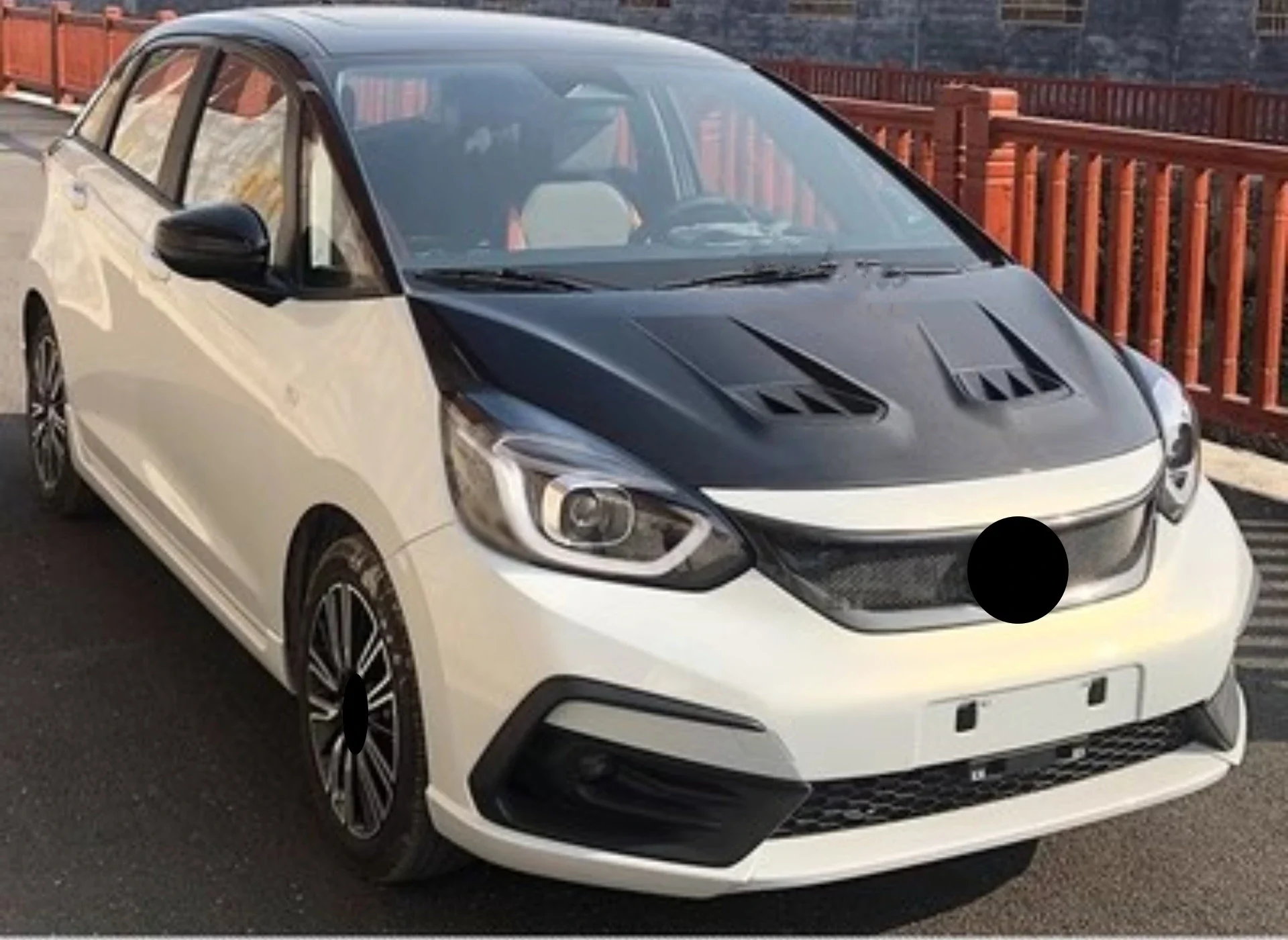 Body Kit Carbon Fiber Engine Cover For Honda Fit Jazz 4th Gr9 2021 ...